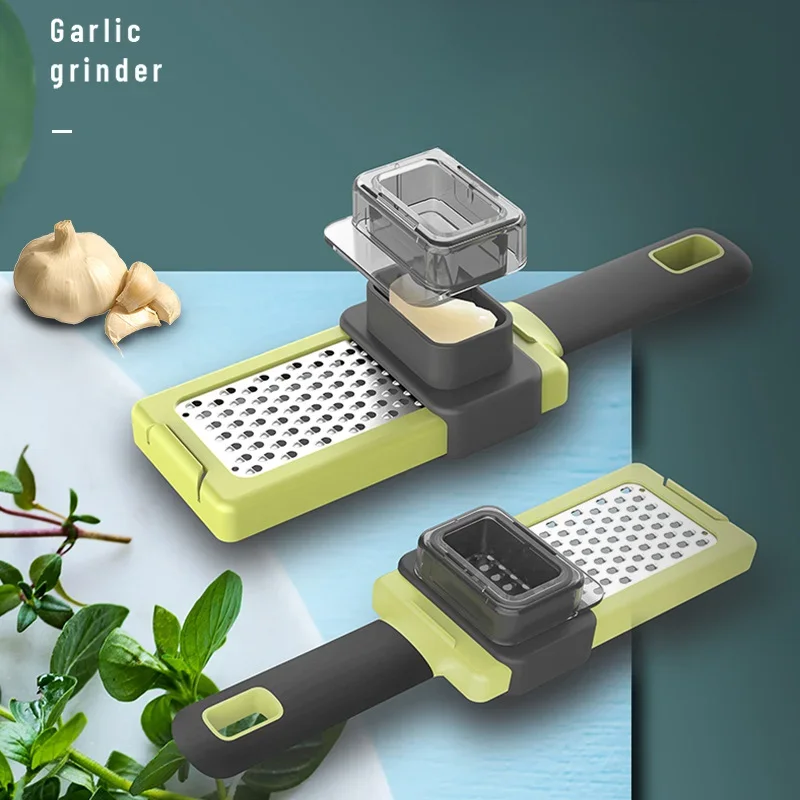 Kitchen Novel Garlic Crusher Ginger Grinding Grater Planer Slicer ...