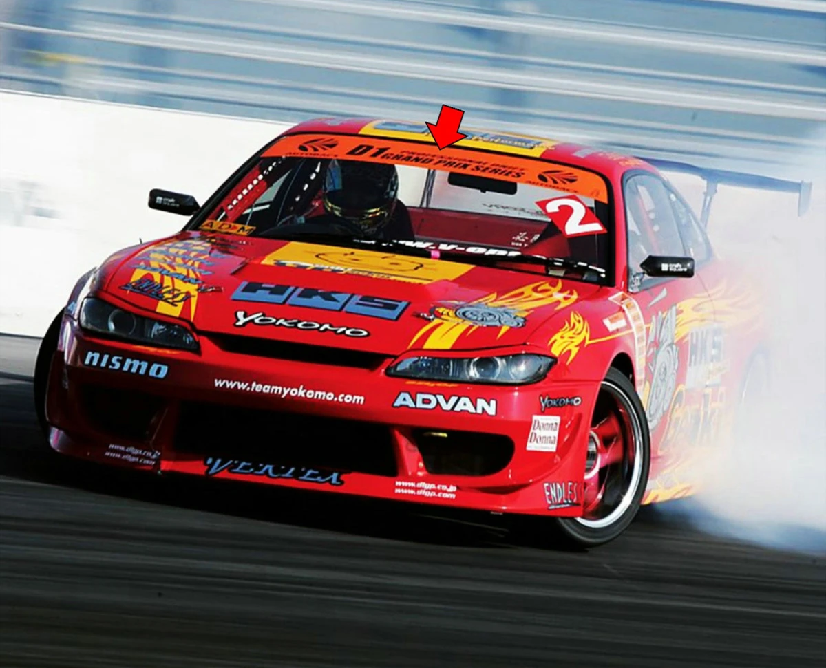 Car Styling Sticker Automobile Front Windshield Window Decals for ...