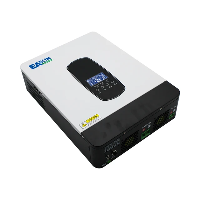 Easun Power Solar Hybrid Inverter 12V AC 220V 2.2KW Pure Sine Wave Inverter Build in 80A MPPT ...