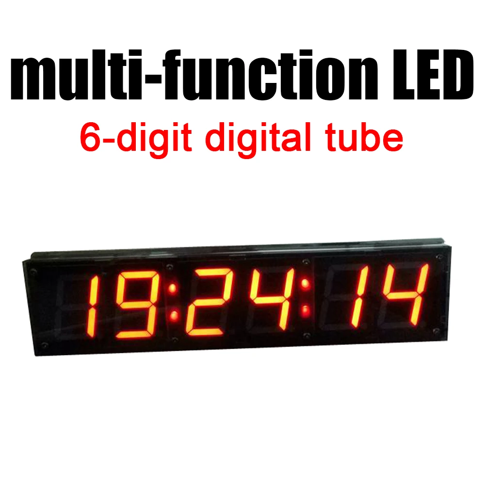 6-digit-digital-tube-clock-multi-function-LED-display-electronic-clock ...