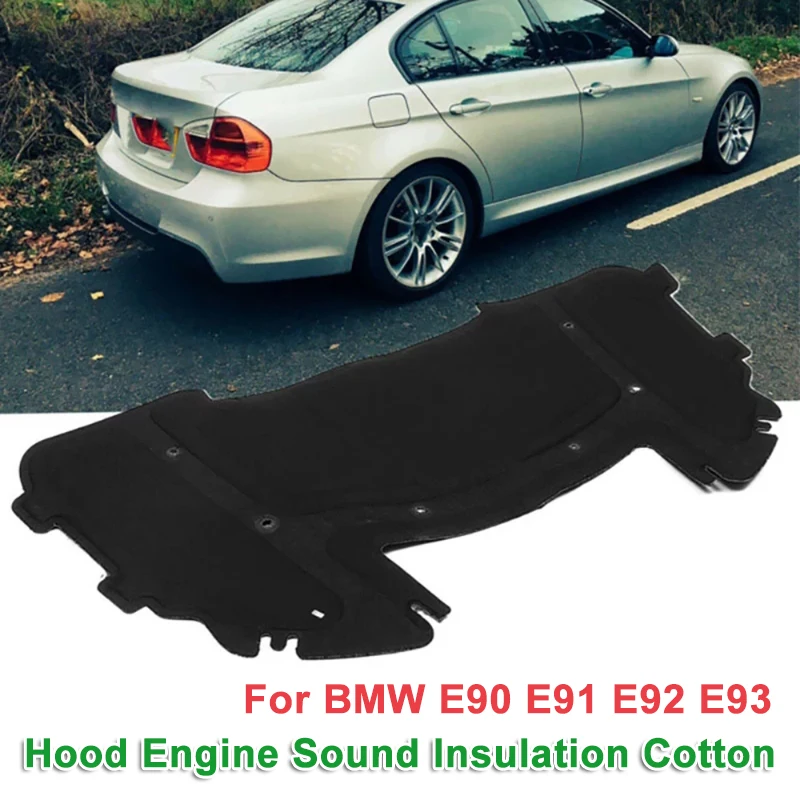 1pc-Black-Car-Engine-Hood-Heat-Insulation-Sound-Deadener-Cotton-Cover ...
