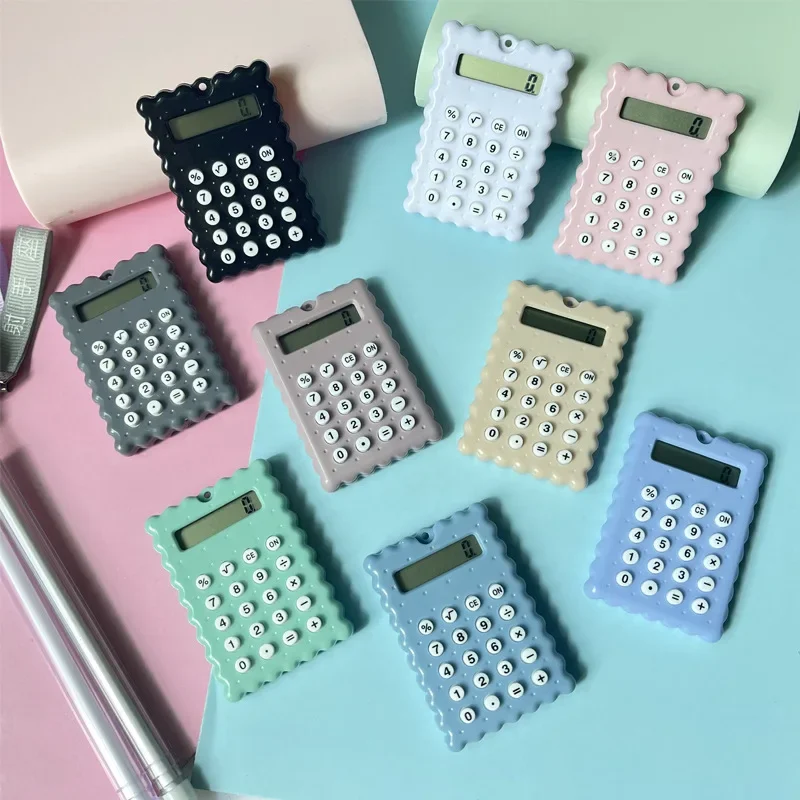 Kawaii-Cookie-shape-Calculator-Portable-Calculator-Students-Mini-Pocket ...