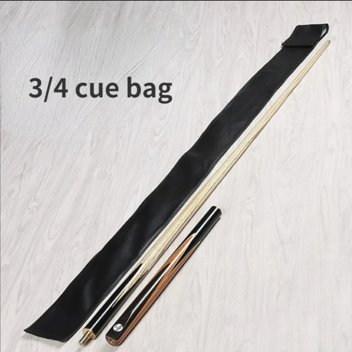 PU Leather Cue Bag Container Pool Stick/Snooker Cue Pouch Billiard Cue ...