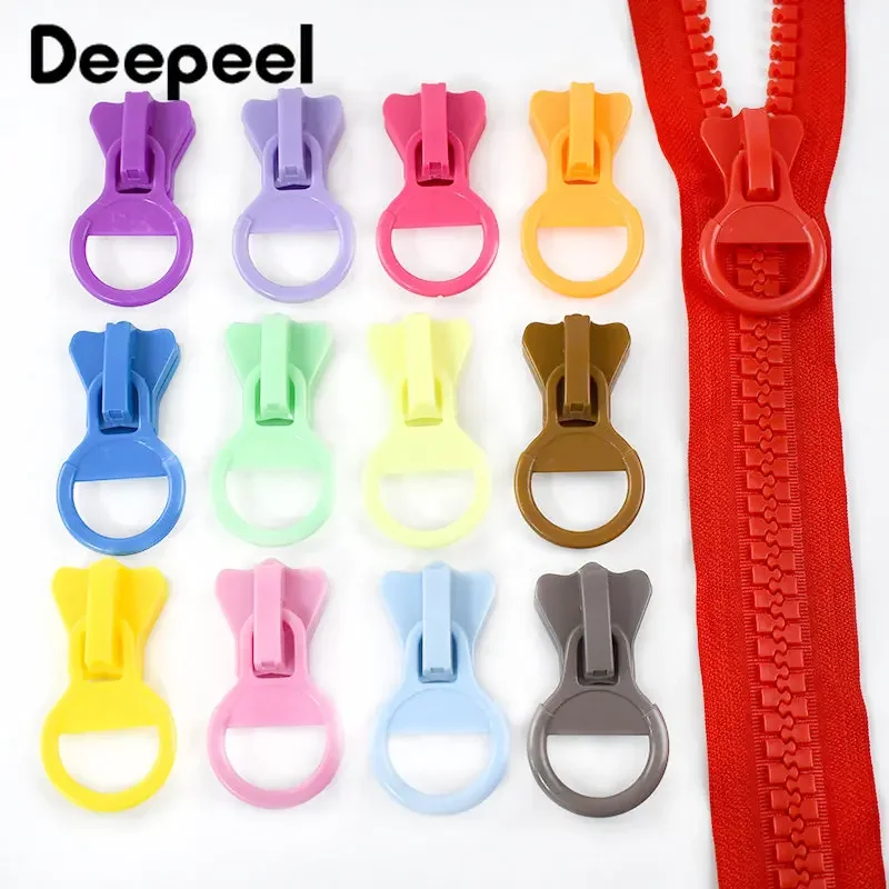 5-10Pcs-20-Zipper-Puller-Slider-Resin-Zip-Head-for-Clothes-Down-Coat ...
