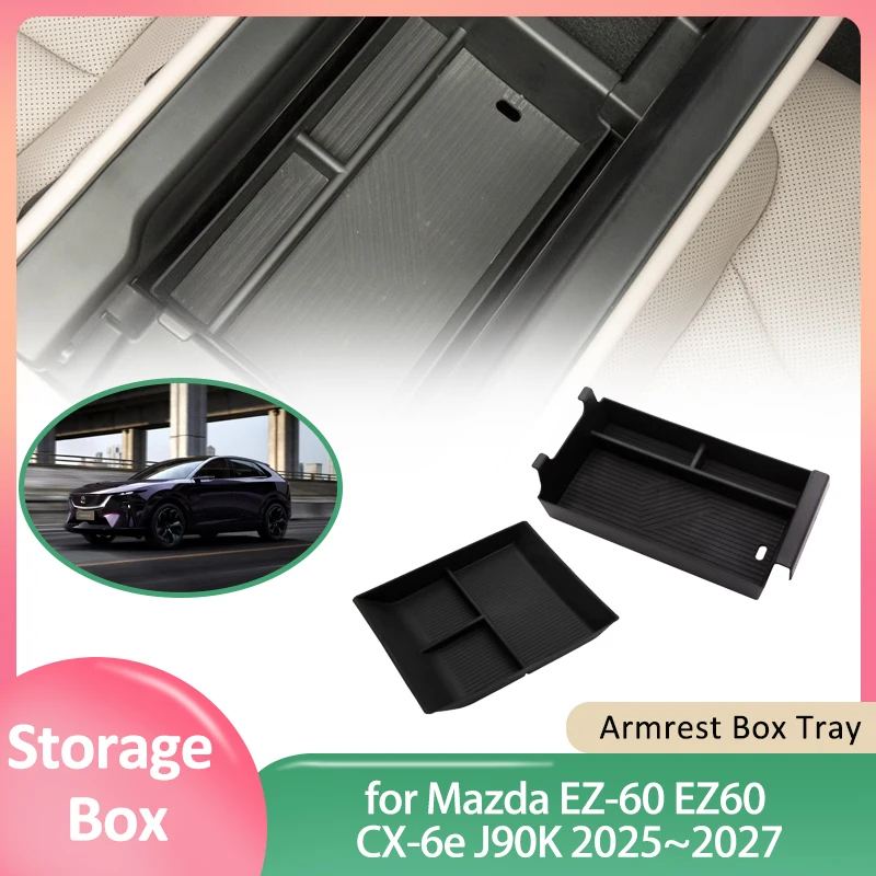 Car Storage Box for Mazda EZ-60 EZ60 CX-6e J90K 2025~2027 Rubber ...