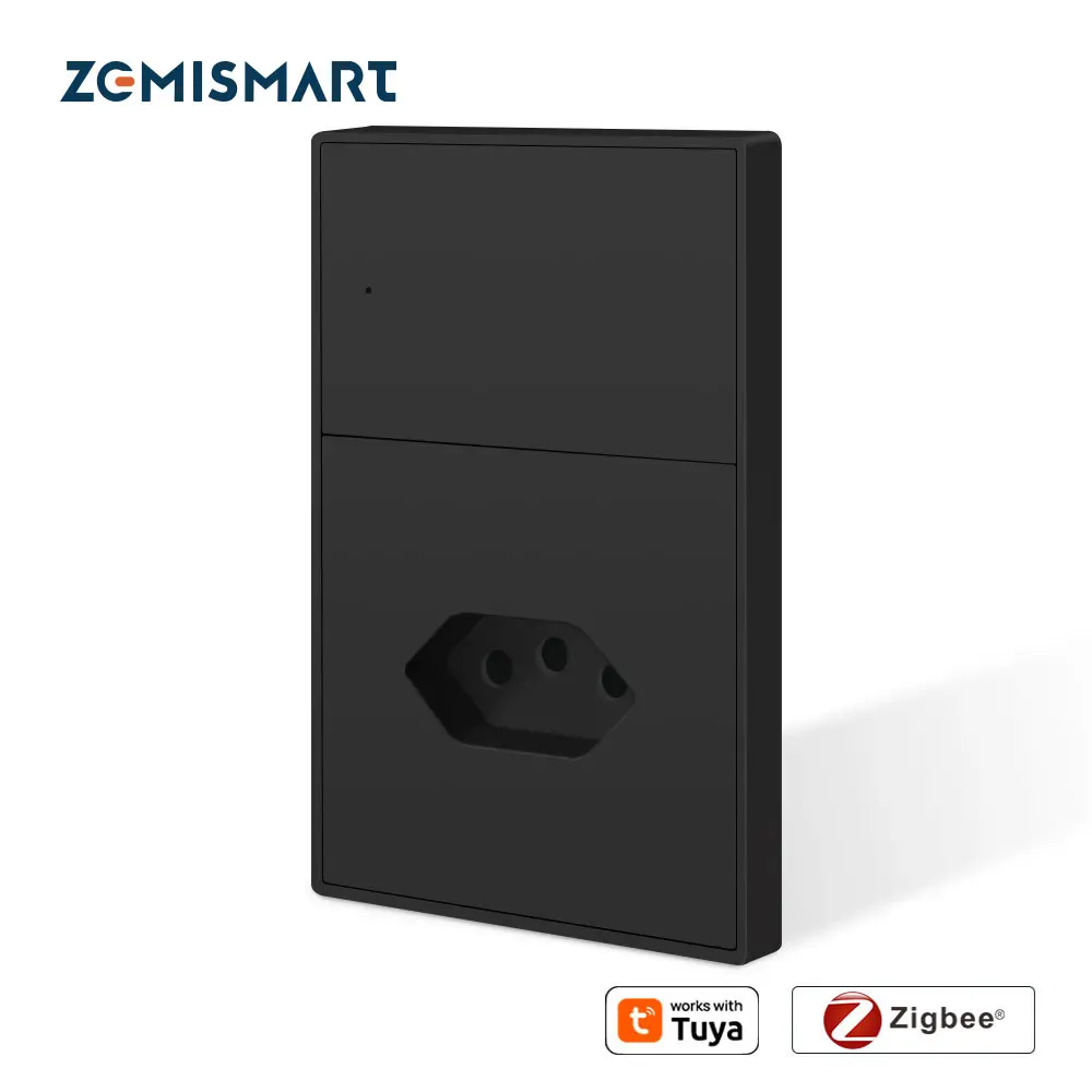 Zemismart 20A Zigbee Brazil Socket Smart Brazilian Wall Outlet Work ...