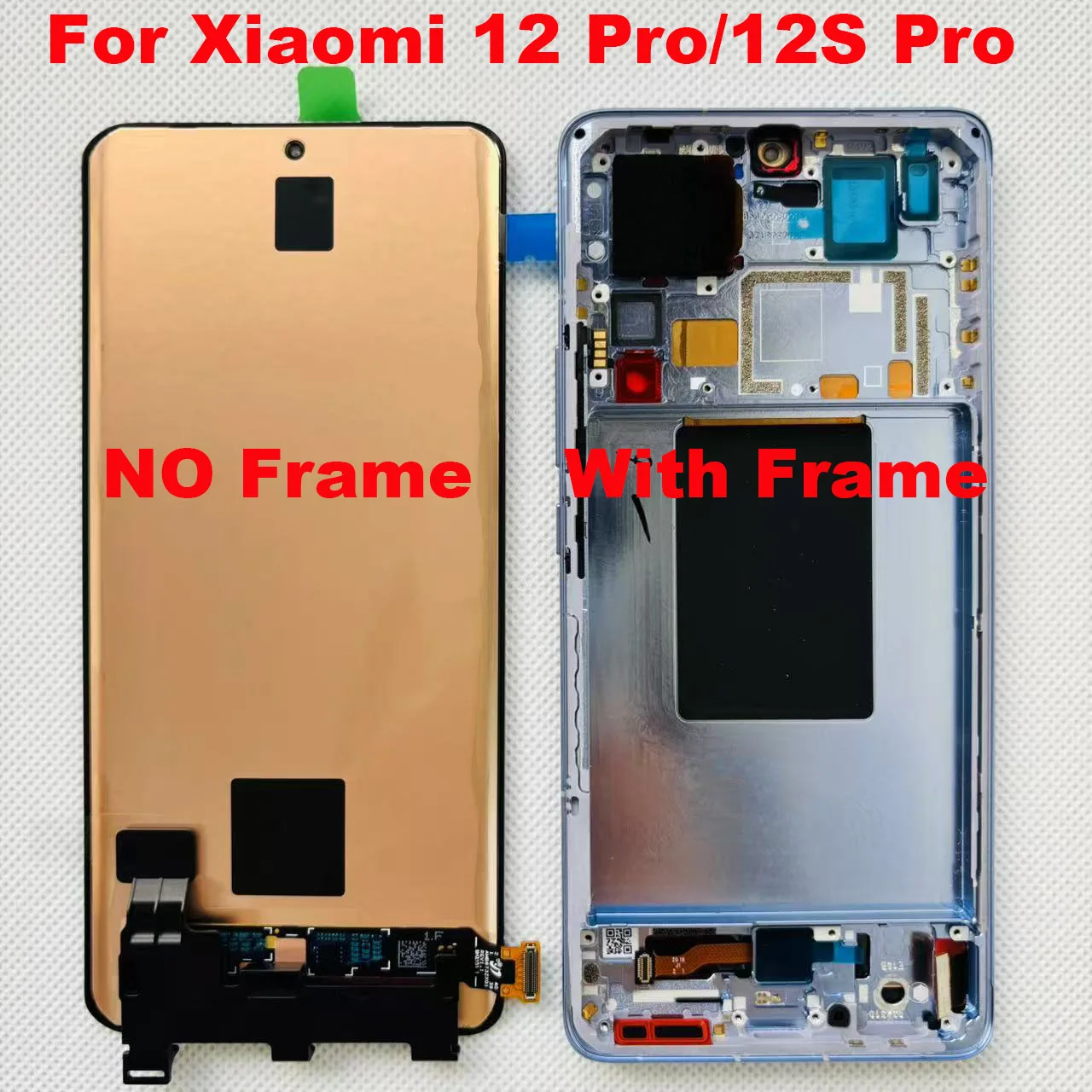 6.73 ''AMOLED Original Para Xiaomi 12 Pro Tela LCD Painel de Toque ...