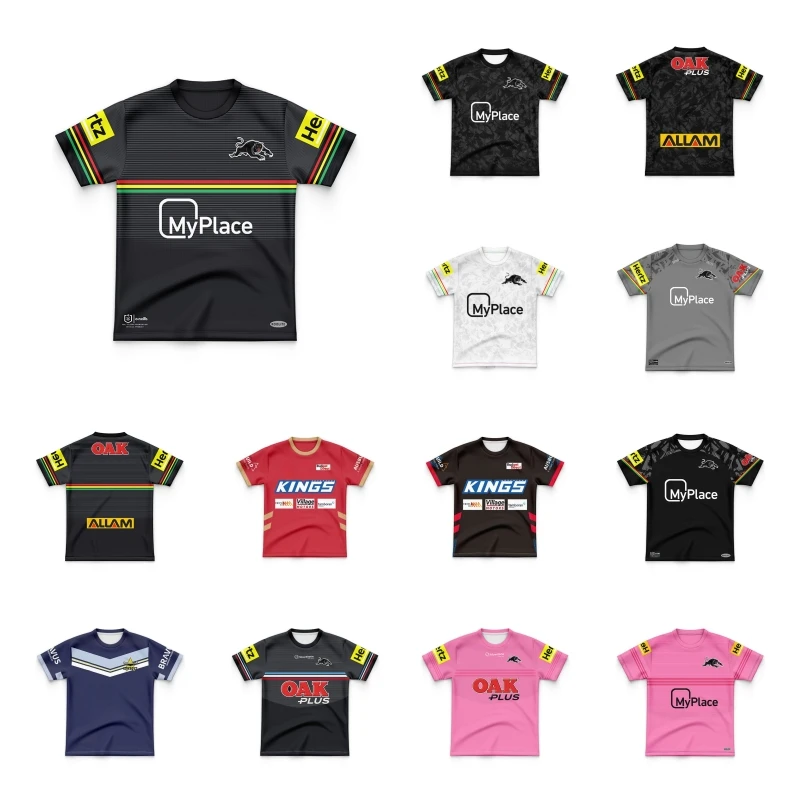 Kids-Panthers-Dolphins-Anzac-Heritage-Training-Singlet-Rugby-Jersey ...