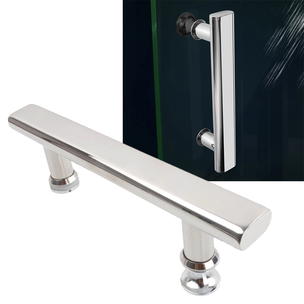 225mm Stainless Steel Shower Door Handles Glass Door Knobs Pull Handle ...