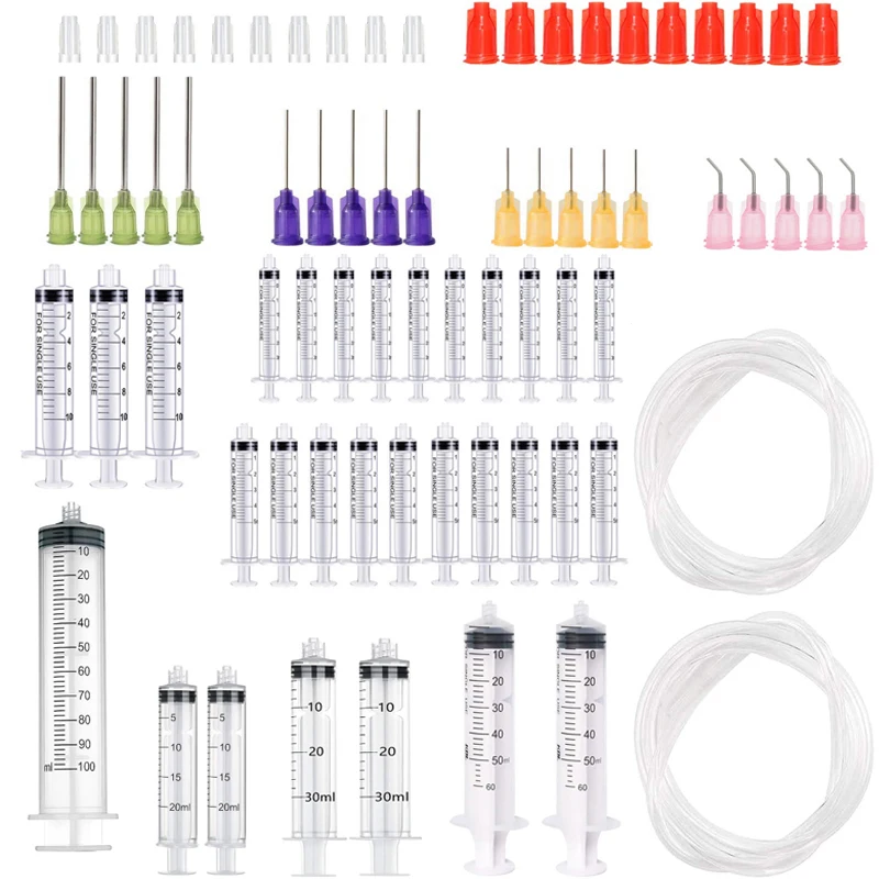 Syringes-with-Blunt-Tip-Needles-With-Syringe-Caps-and-Needle-Caps-for ...