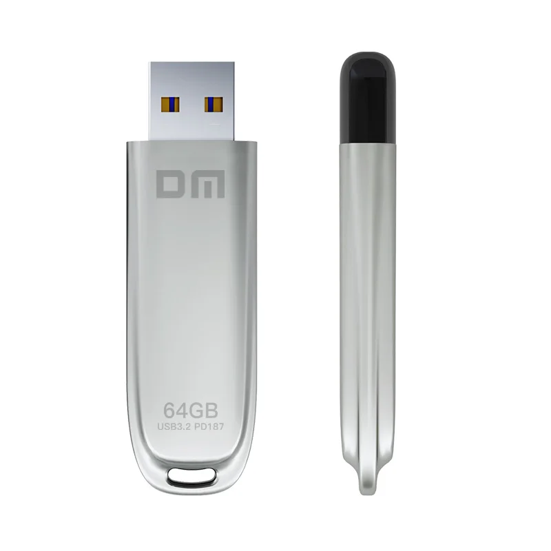 DM USB Flash drive USB3.2 high speed PD187 64GB 128G 256G 512G Metal ...