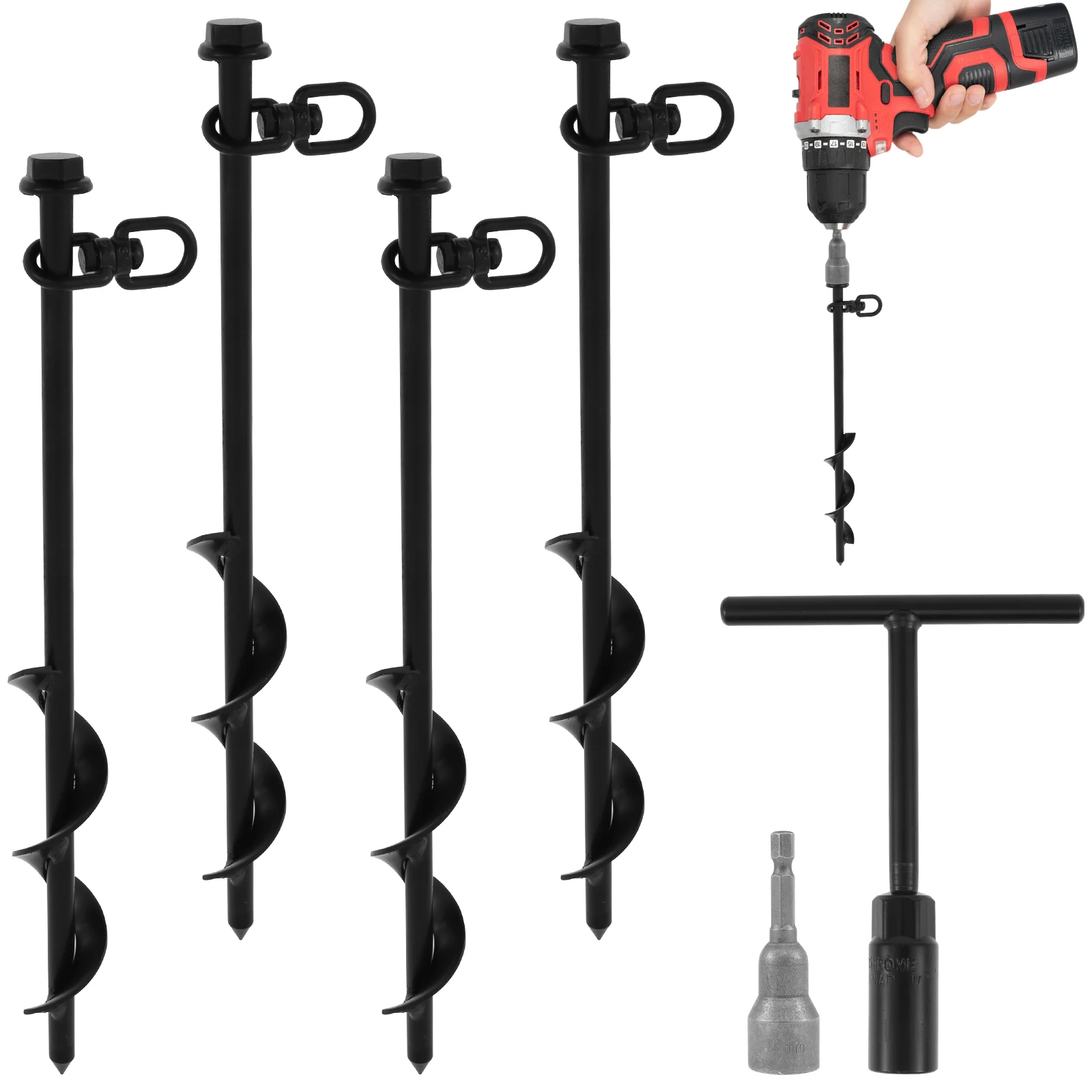 4Pcs-Trampoline-Anchors-Set-11-8inch-Heavy-Duty-Ground-Anchors-High ...