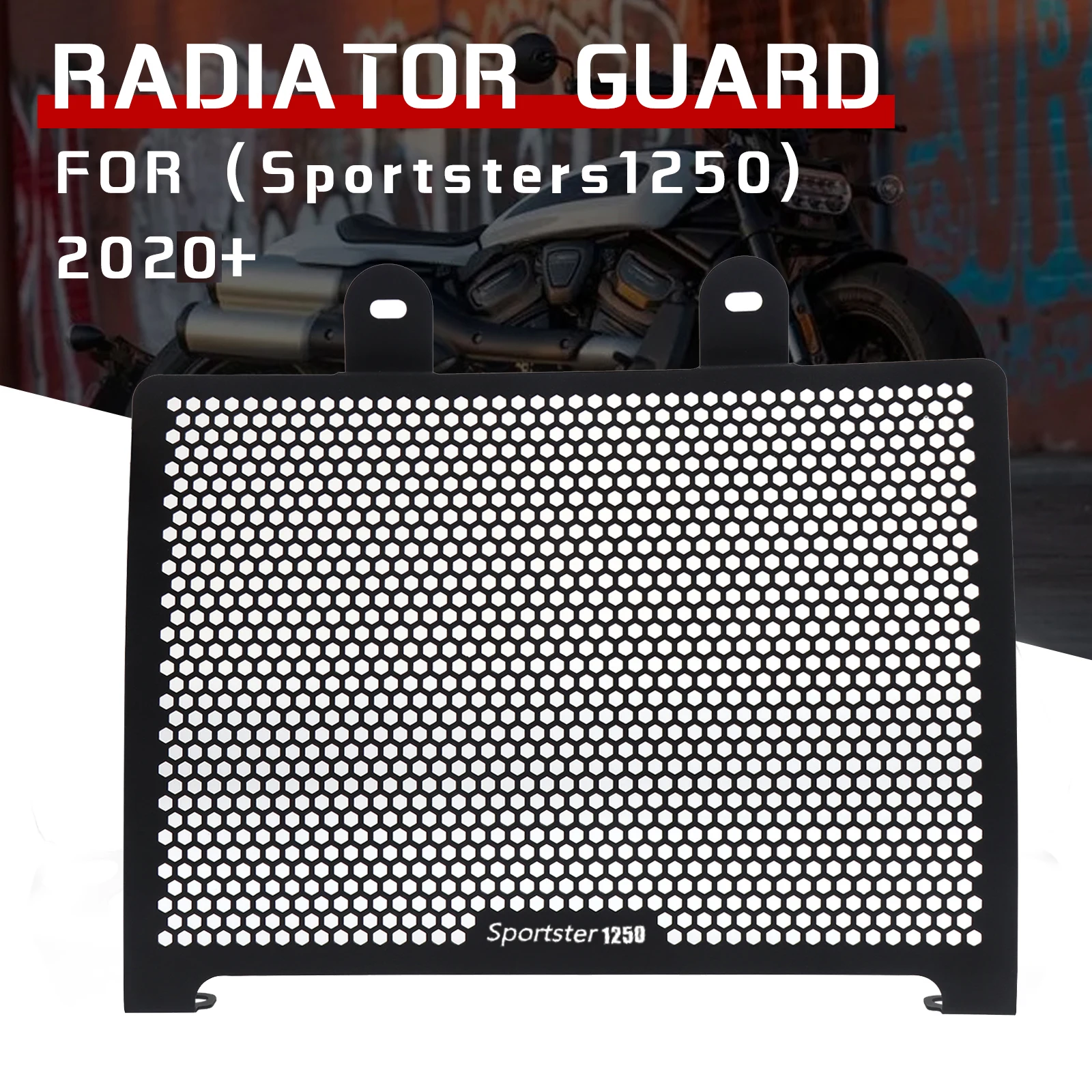 Motorcycle Radiator Grille Guard Cover Protector Radiator Shield ...