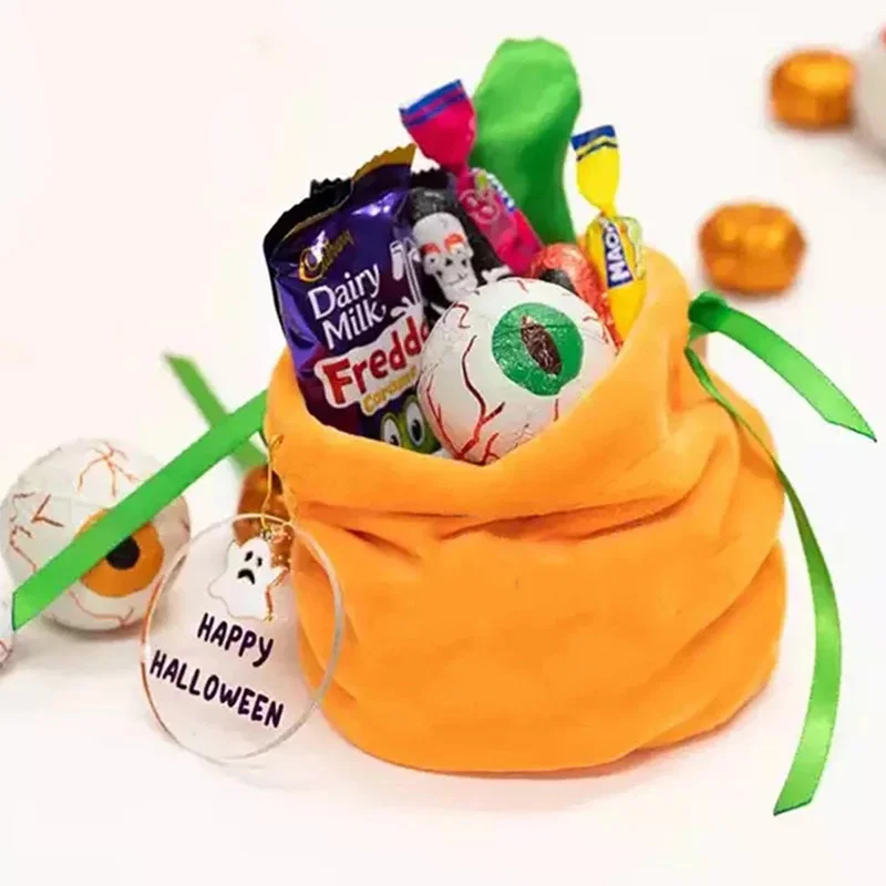 20pcs-Pumpkin-Candy-Bag-Halloween-Velvet-Candy-Gift-Packing-Bag-With ...
