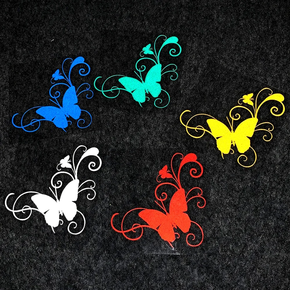 Butterfly-Reflective-Motorcycle-Stickers-Body-Helmet-Decal-Accessories ...