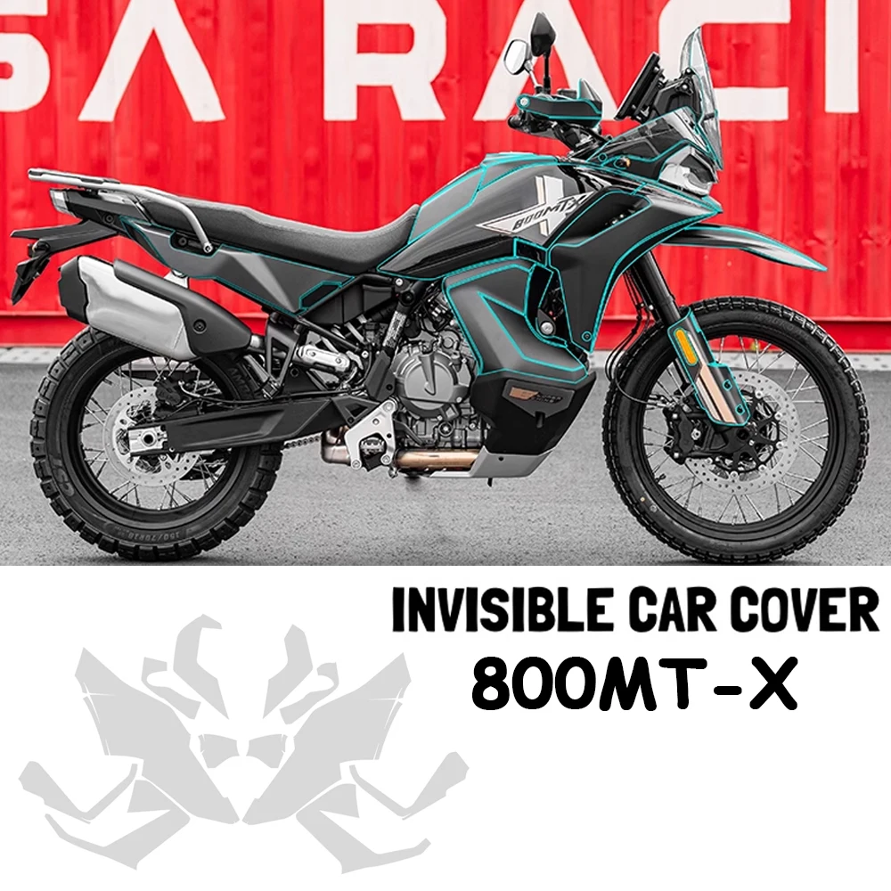 PPF 800MT-X Motorcycle TPU Protective Film Invisible For CFMOTO 800MTX ...