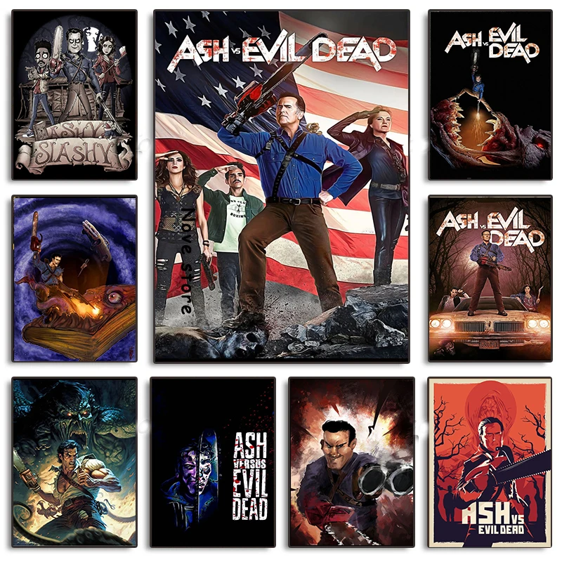 Ash-Vs-Evil-Dead-Classic-Horror-Movie-Posters-and-Prints-Pop-Movie ...