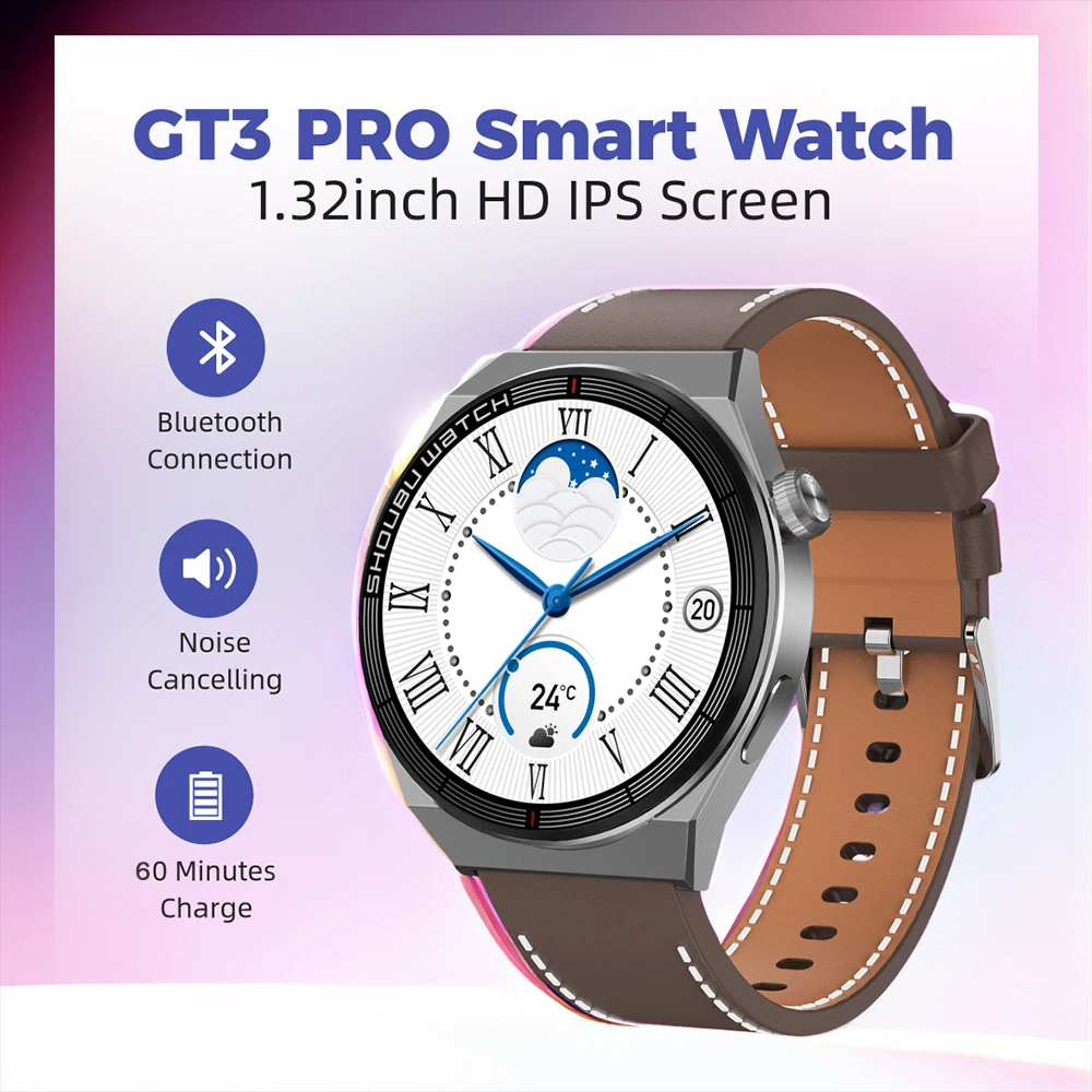 New-GT3-Pro-Smart-Watch-For-Huawei-Watch-Ultimate-Men-NFC-Bluetooth ...