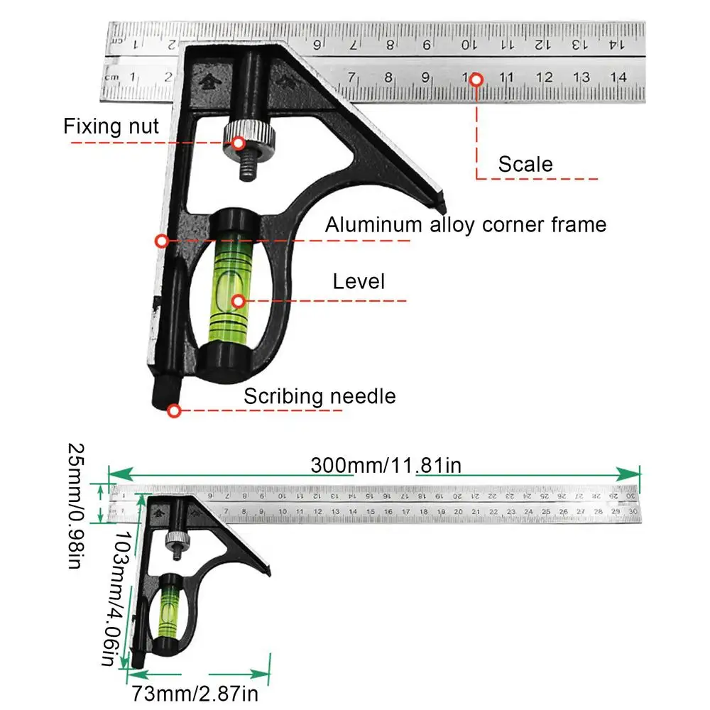 Combination Square Parts