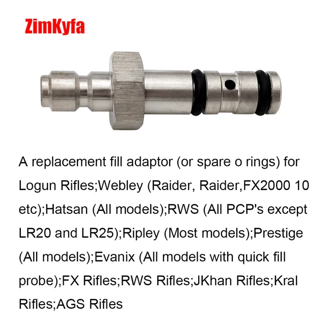 Fx Airguns Quick Fill Charging Probe Adapter For FX, Hatsan, Evanix Air ...