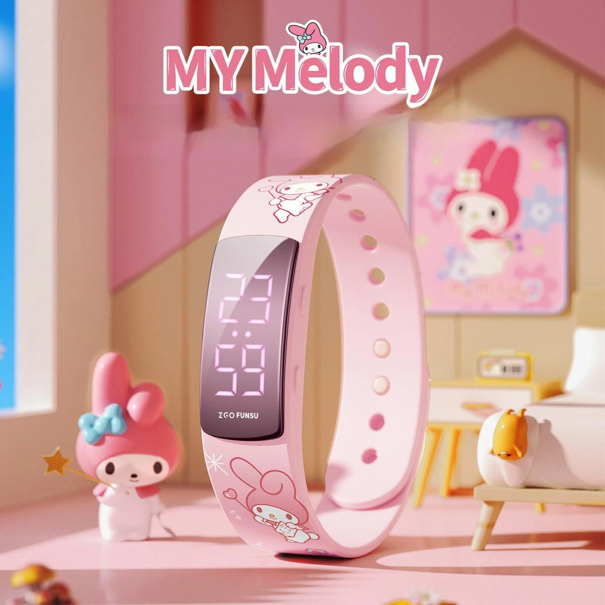 Original Sanrio Joint Zgo Smart Watch My Melody Cinnamon Anime Watches ...