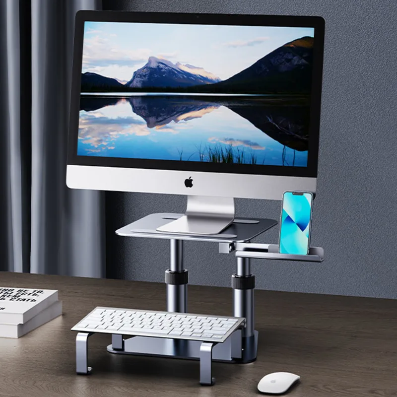 Multifunctional-Laptop-Stand-Height-Adjustment-Desk-Table-With-Screen ...