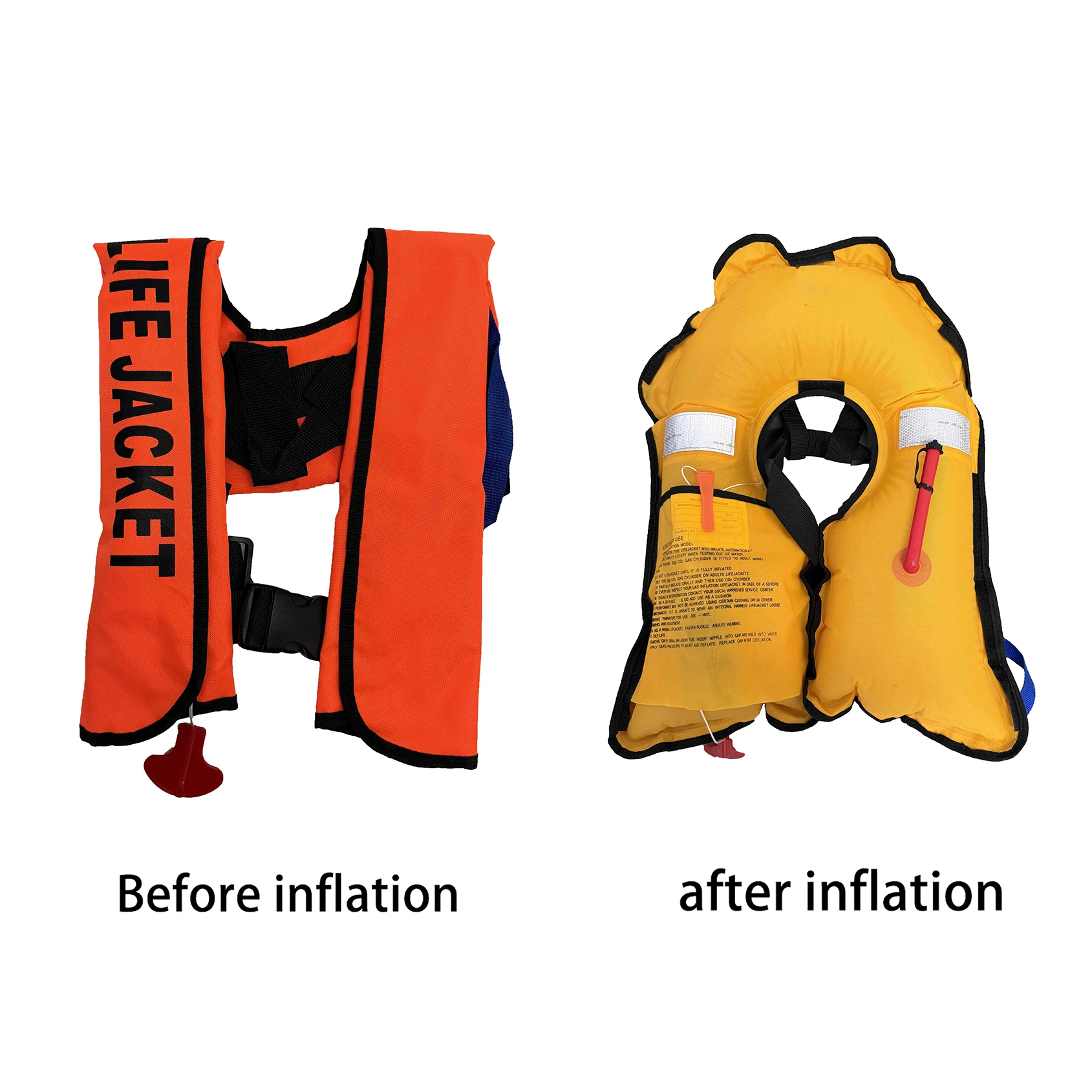 Automatic Swiming Life Vest Inflatable Fishing Life Jacket Top quality ...