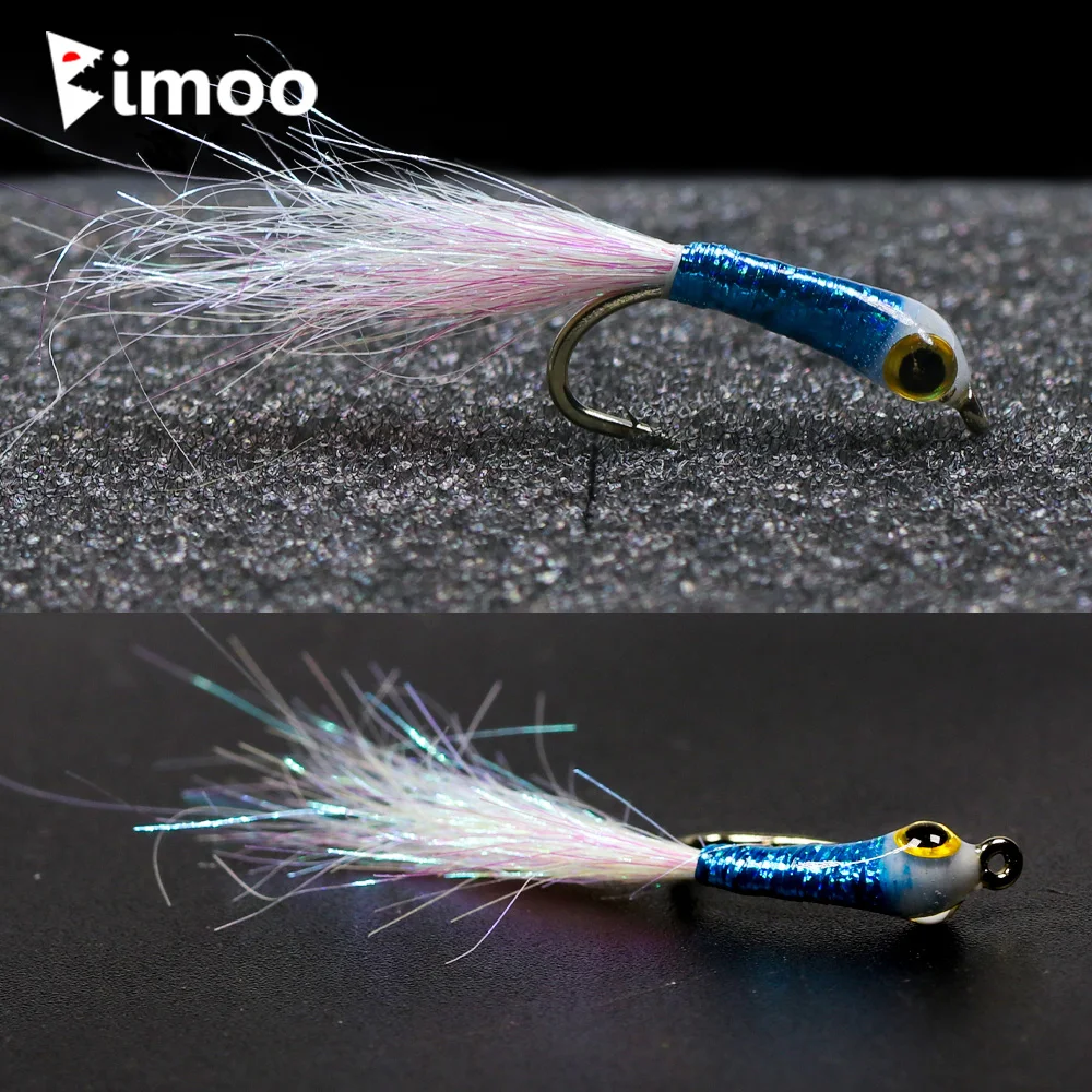 Bimoo-6PCS-3D-Fish-Eyes-White-Ice-Dubbing-Epoxy-Minnow-Streamers-Fly ...
