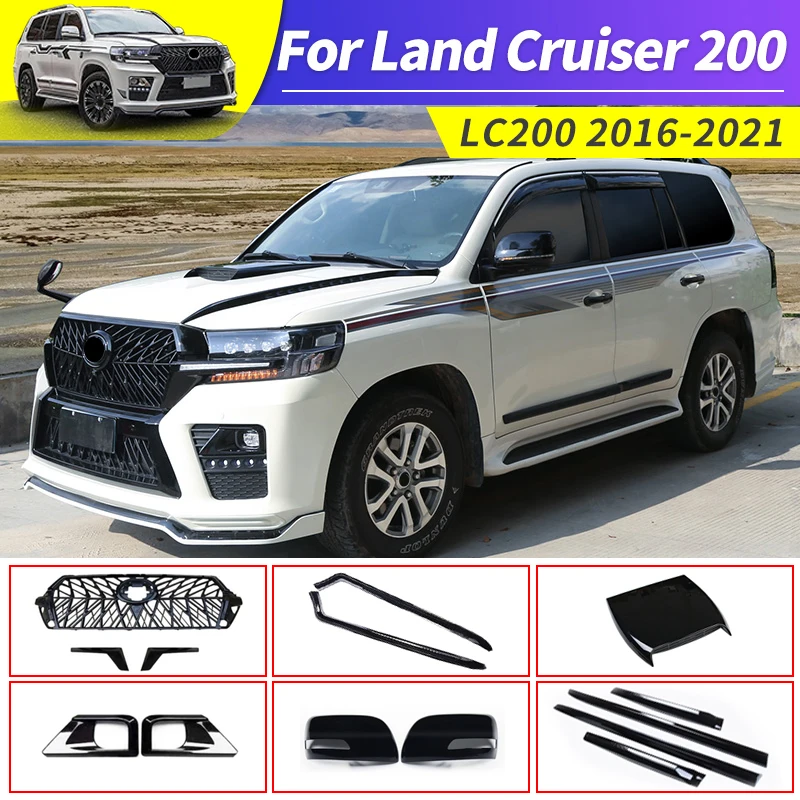 For-Toyota-Land-Cruiser-200-BLACK-EDITION-Modification-LC200-body-kit ...