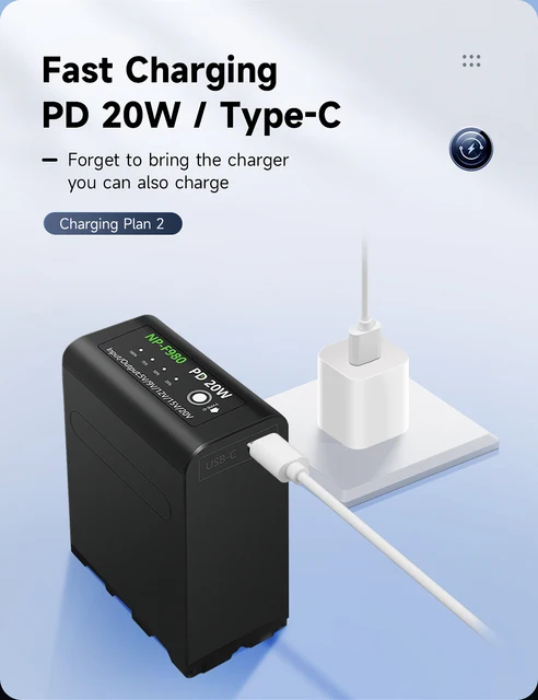 Np Fv70 Battery Charger 3-Pack Sony NP-F Battery 7.4V 8800mAh - Fits NP ...