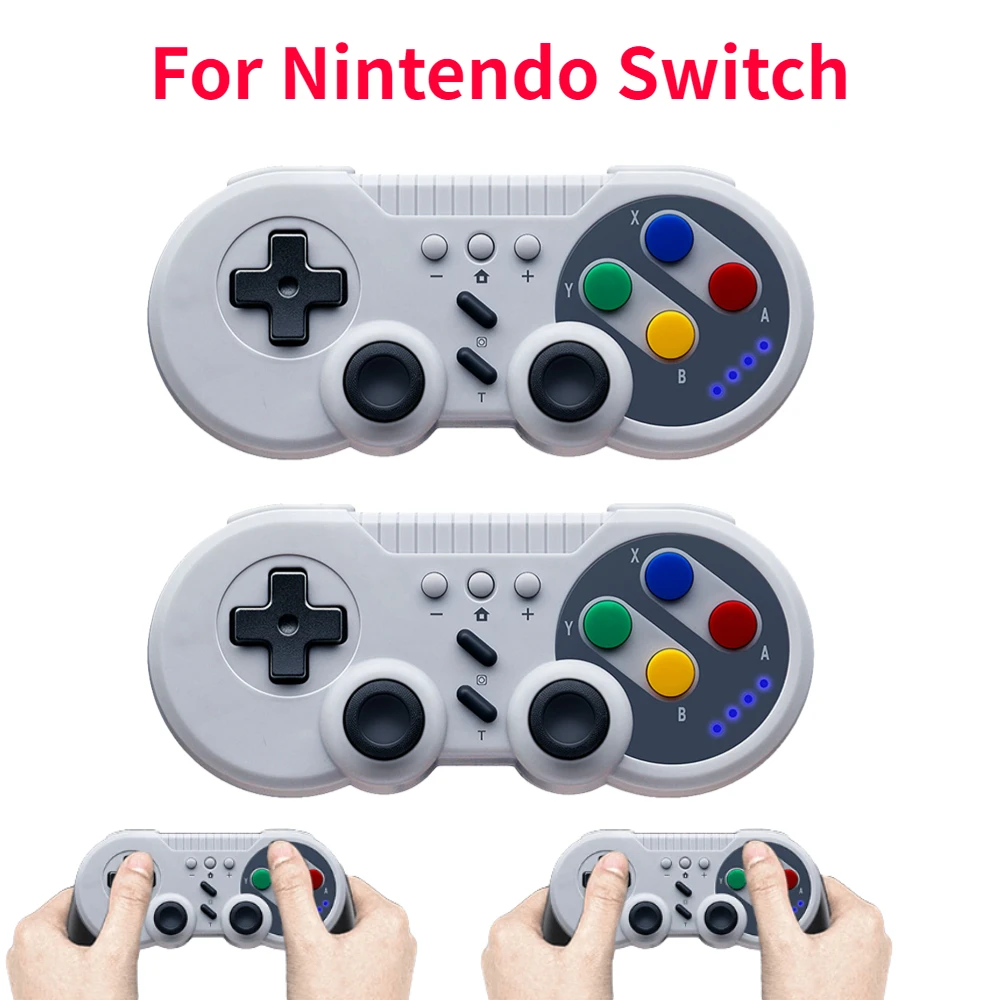 1 2PCS For Nintendo Switch Wireless Gamepad Game Console Controller ...