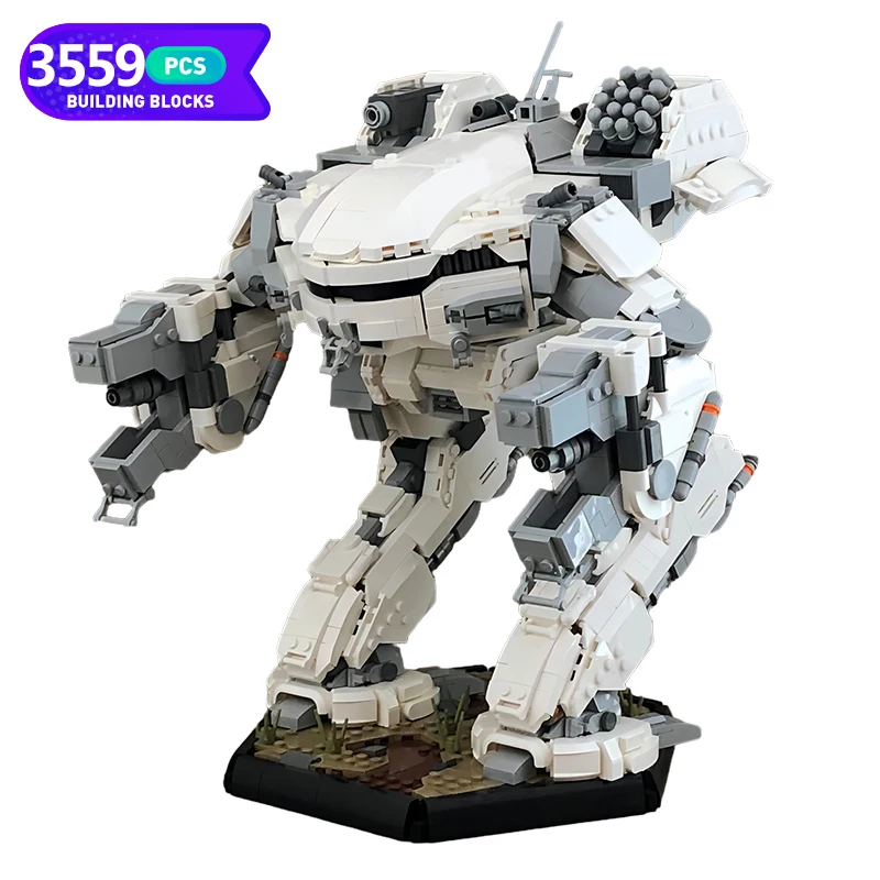MOC-BattleTeched-Mech-Robot-Building-Block-Build-Model-King-Crab-Mech ...