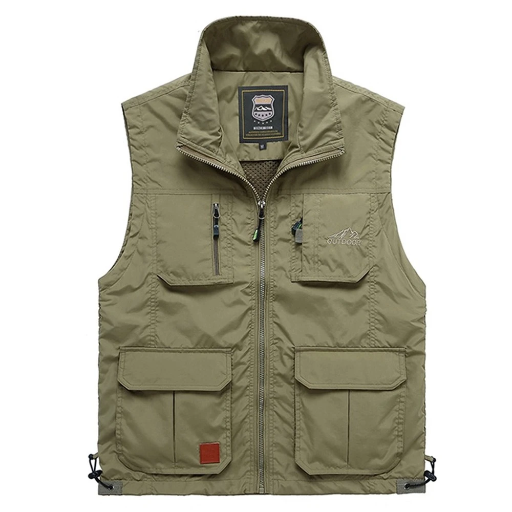 Summer Mesh Thin Multi Pocket Vest For Male Big Size Male Casual 4 ...