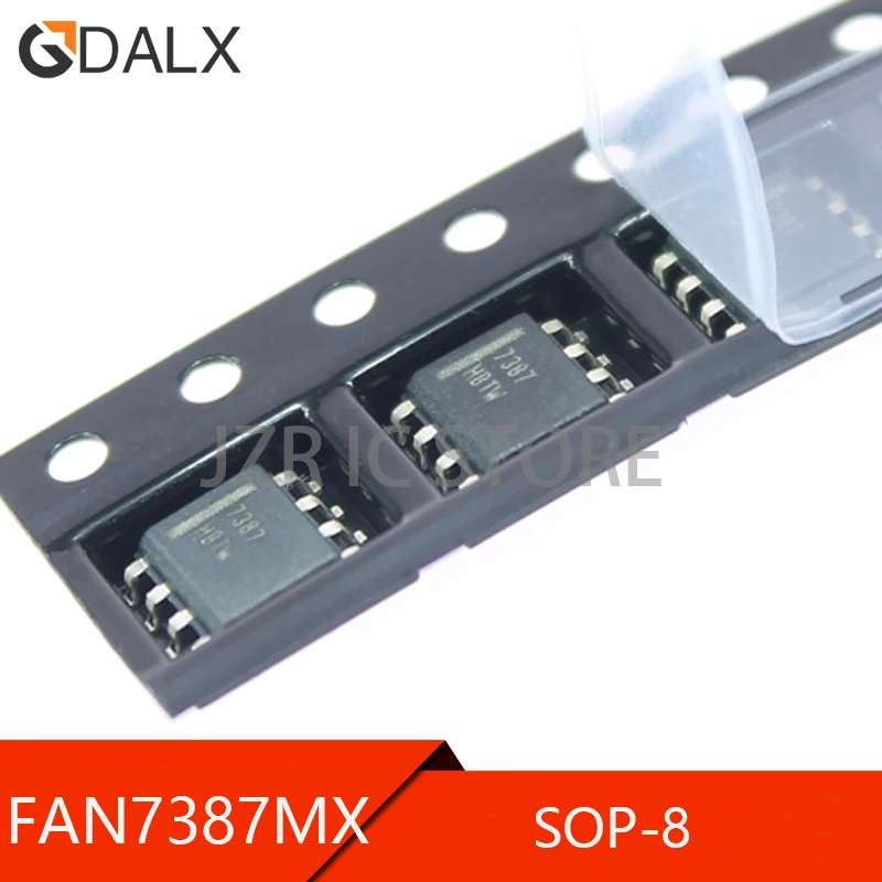 (5piece) FAN7387 100% New Original FAN7387MX SOP8 7387 SOP-8 Ballast ...