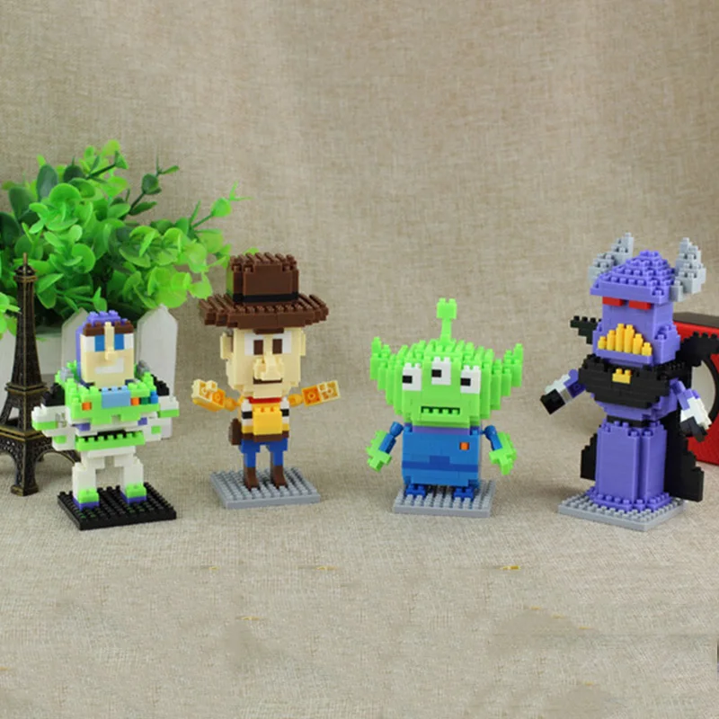Disney-Toy-Story-Building-Blocks-Cartoon-Anime-Woody-Sheriff-Buzz ...