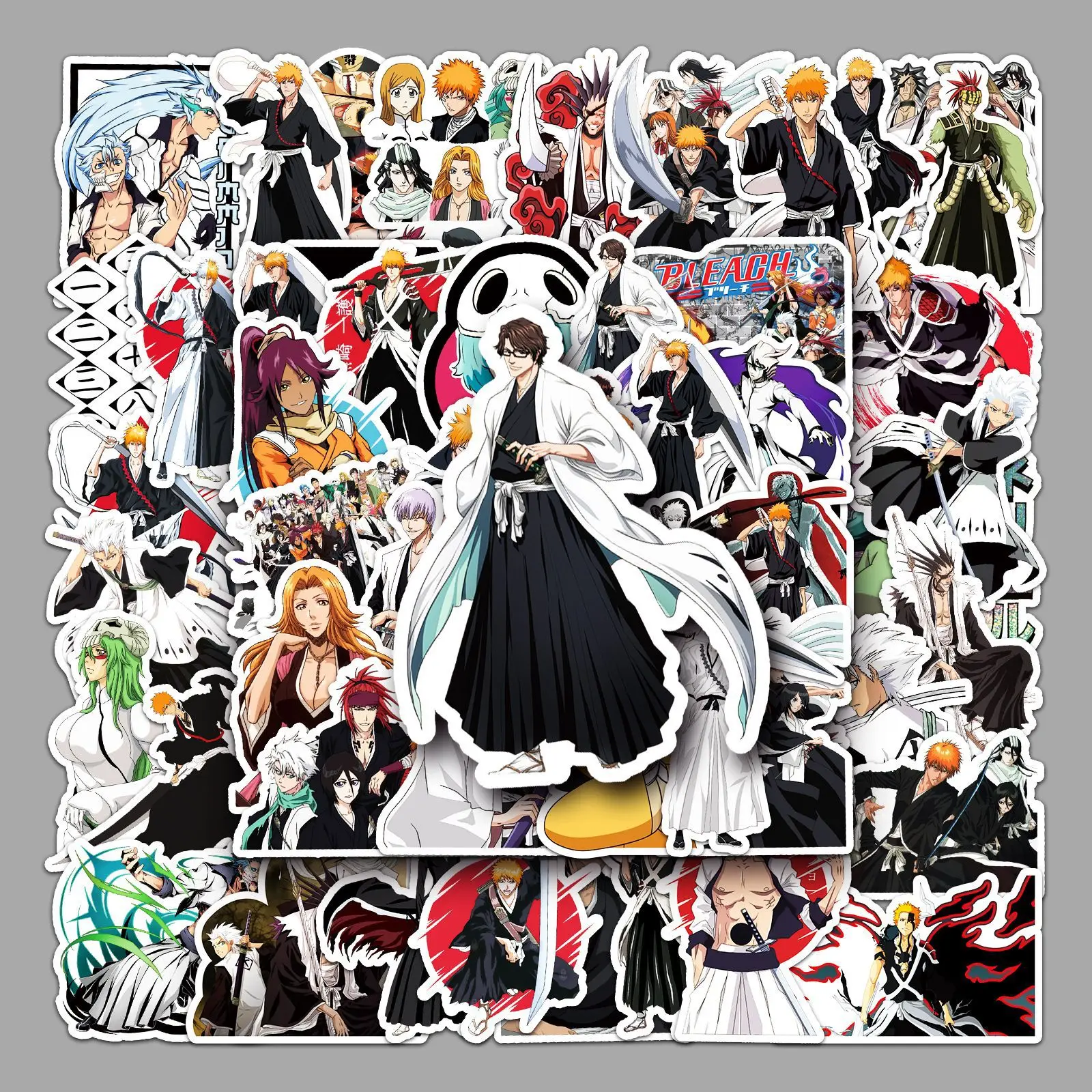 Anime Stickers 100 Pcs Bleach | Anime Bleach Laptop Stickers - 50pcs ...