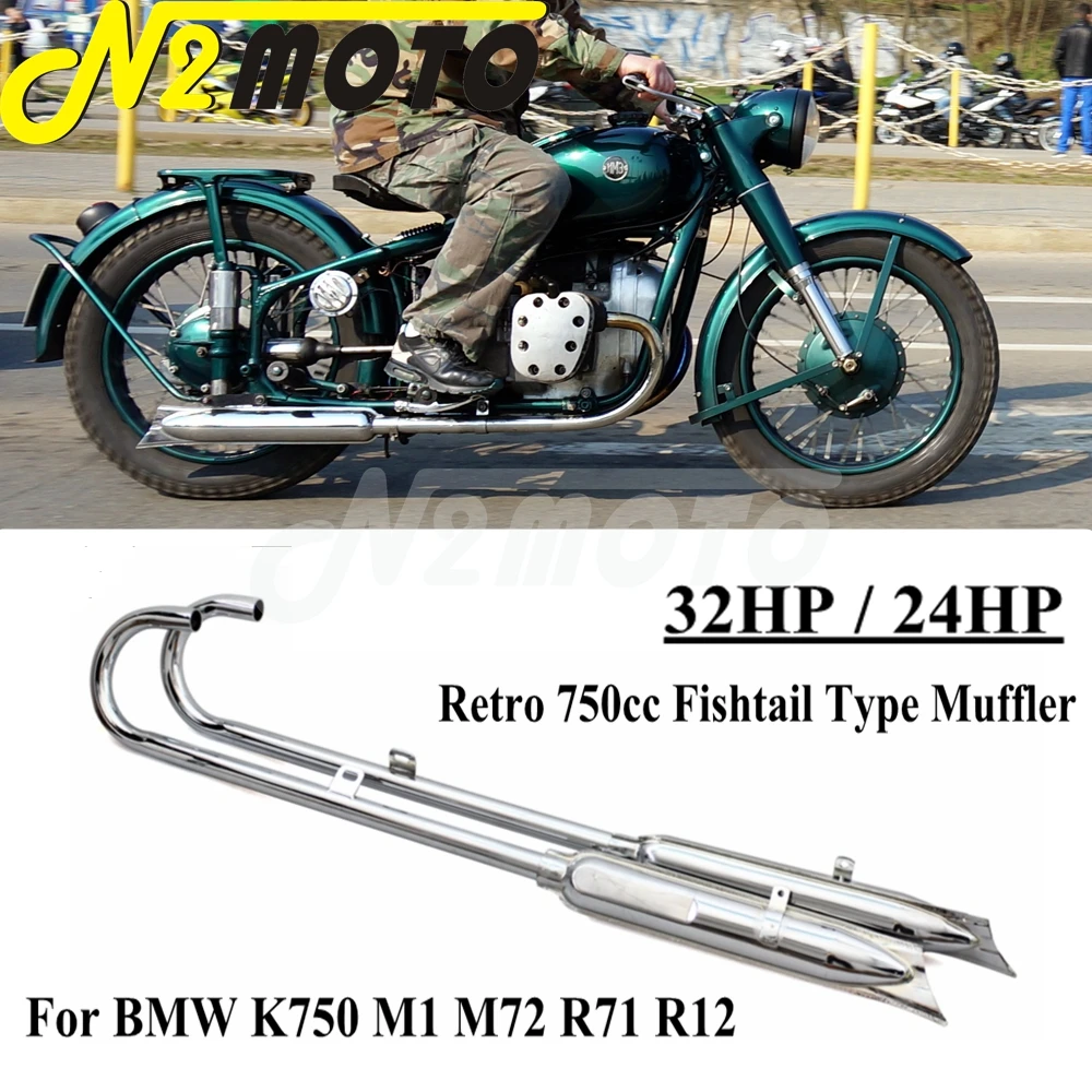 Dnepr Motorcycle Parts K750 | Silencer Pipes Tube Case | Exhaust K750 Motorcycle - 32hp - Aliexpress