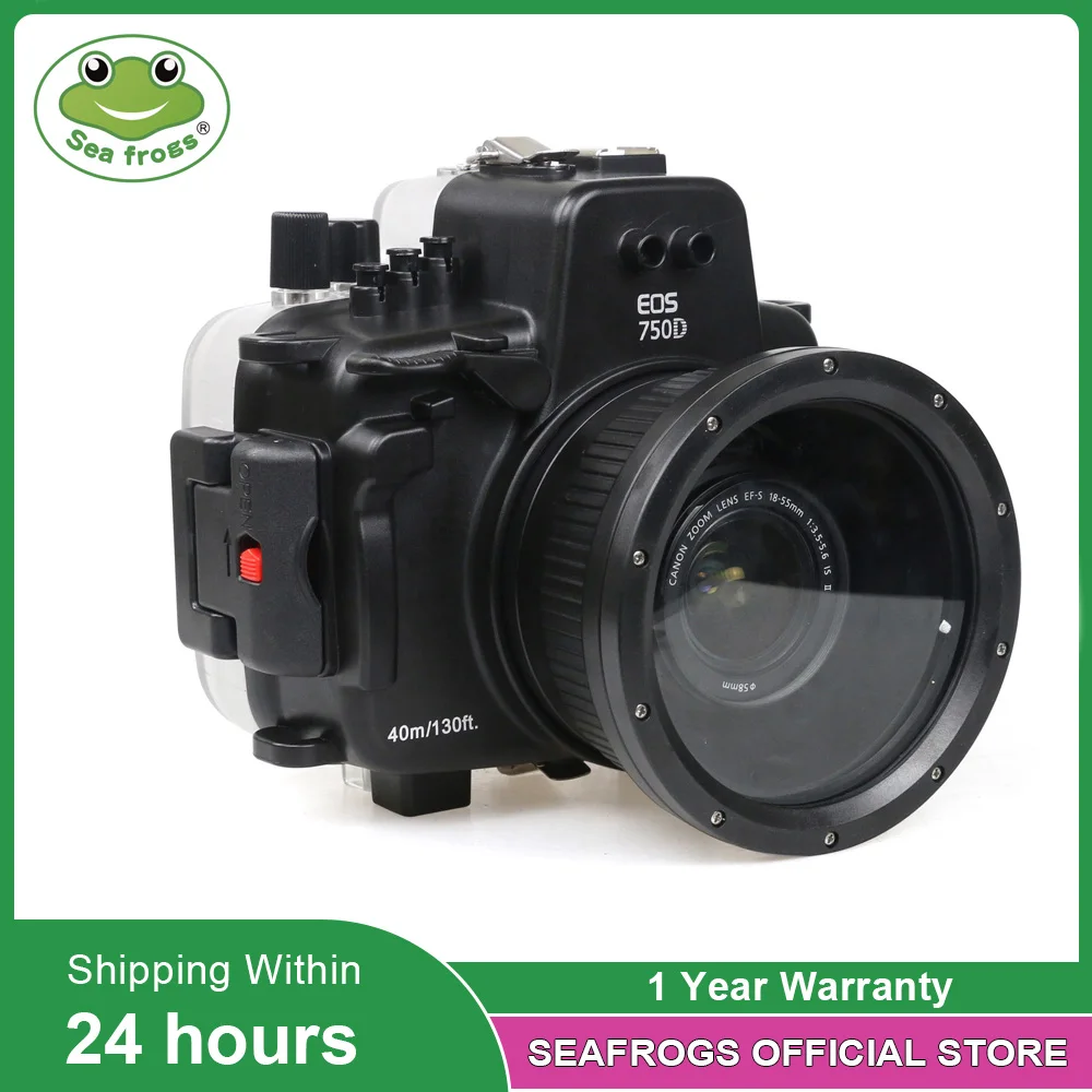Camera-Waterproof-Housing-Case-for-Canon-EOS-750D-Underwater-40m ...