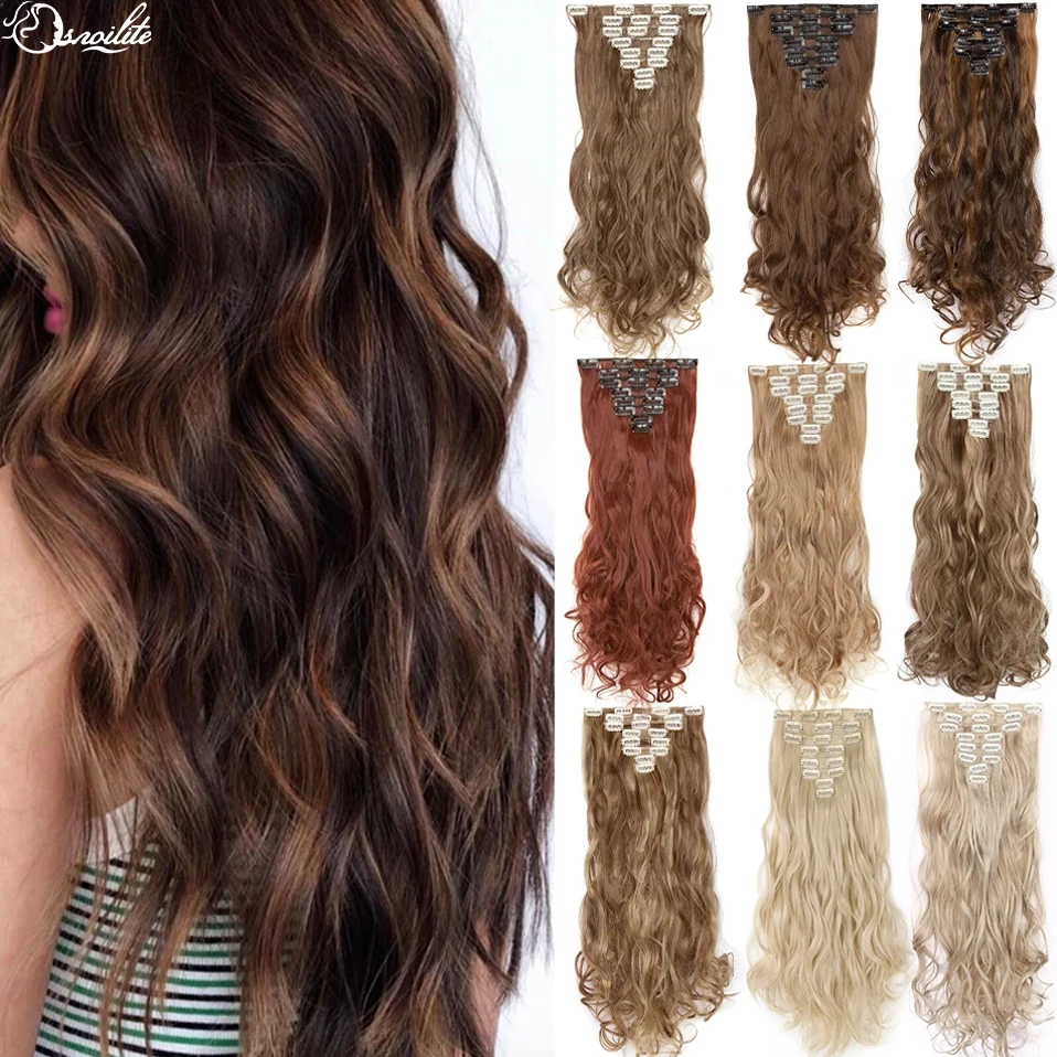Natural Curly Hair Clips Extension | Synthetic Hair Extensions Clip ...