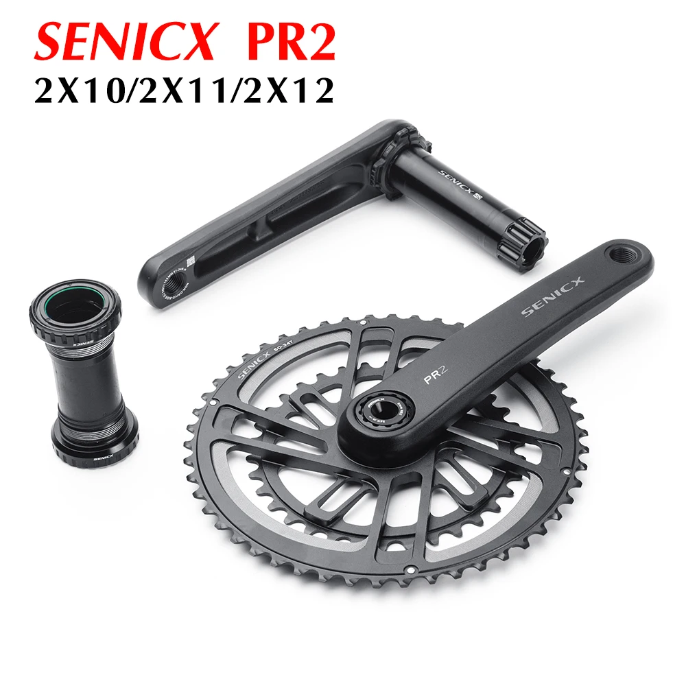 SENICX-PR2-Road-bike-2-x-10-11-12-Speed-Crankset-165mm-170mm-175mm ...
