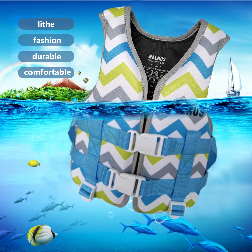 Child-Life-Jacket-Neoprene-Safety-Life-Vest-Water-Sports-Fishing-Water ...