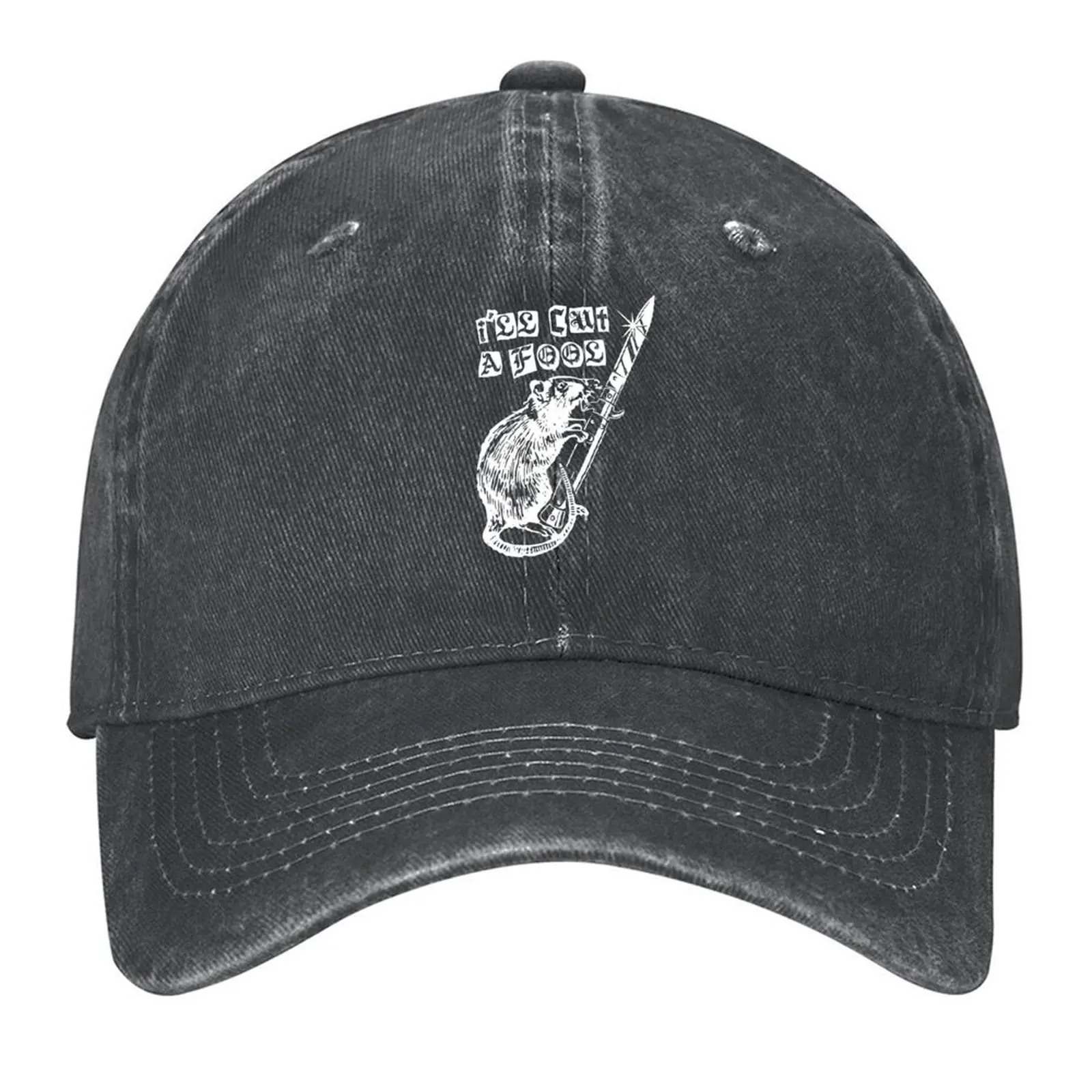I'll Cut a Fool Rat with Switchblade Baseball Cap Golf Cap Beach Bag ...