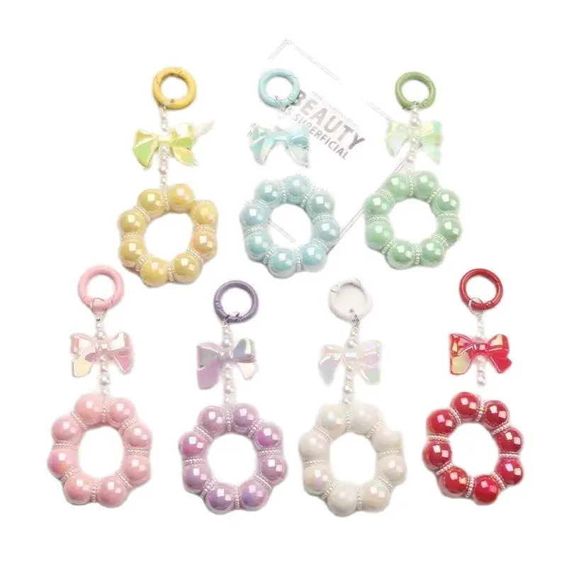 Fashion-Butterfly-Key-Chain-Beautiful-Candy-Beaded-Girls-Refreshing ...