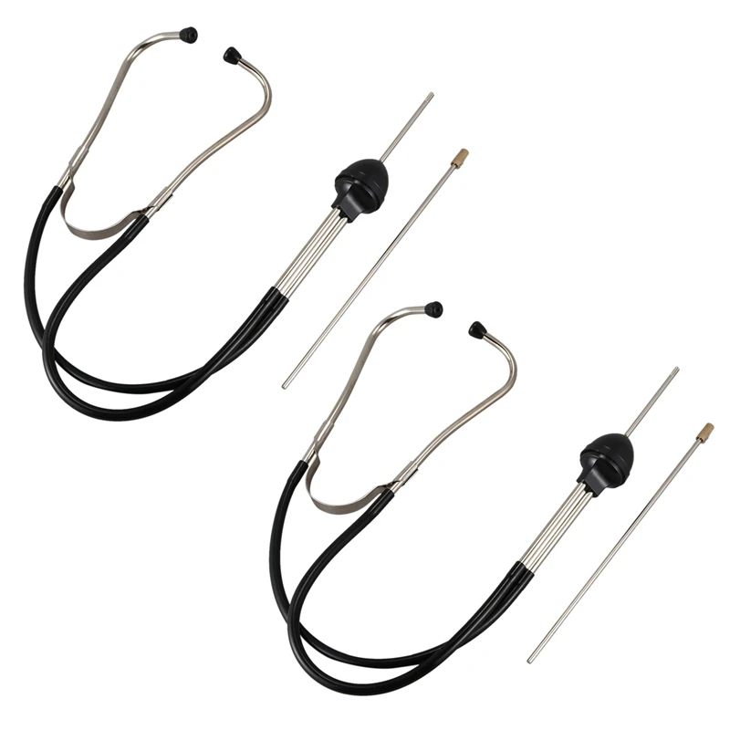 2X Car Stethoscope Auto Mechanics Engine Cylinder Stethoscope Hearing ...