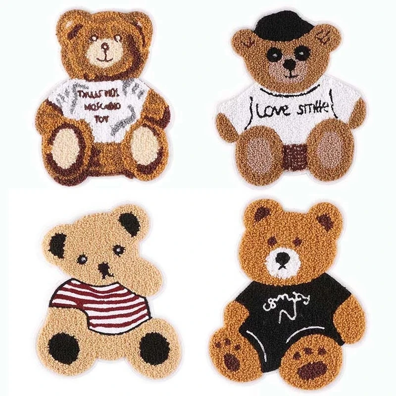 Teddy Bear Embroidery Patches | Large Teddy Bear Patch | Teddy Bear ...