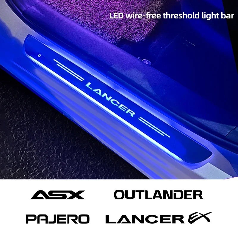 Custom-Wireless-LED-Door-Sill-Ambient-Light-for-Mitsubishi-Outlander ...