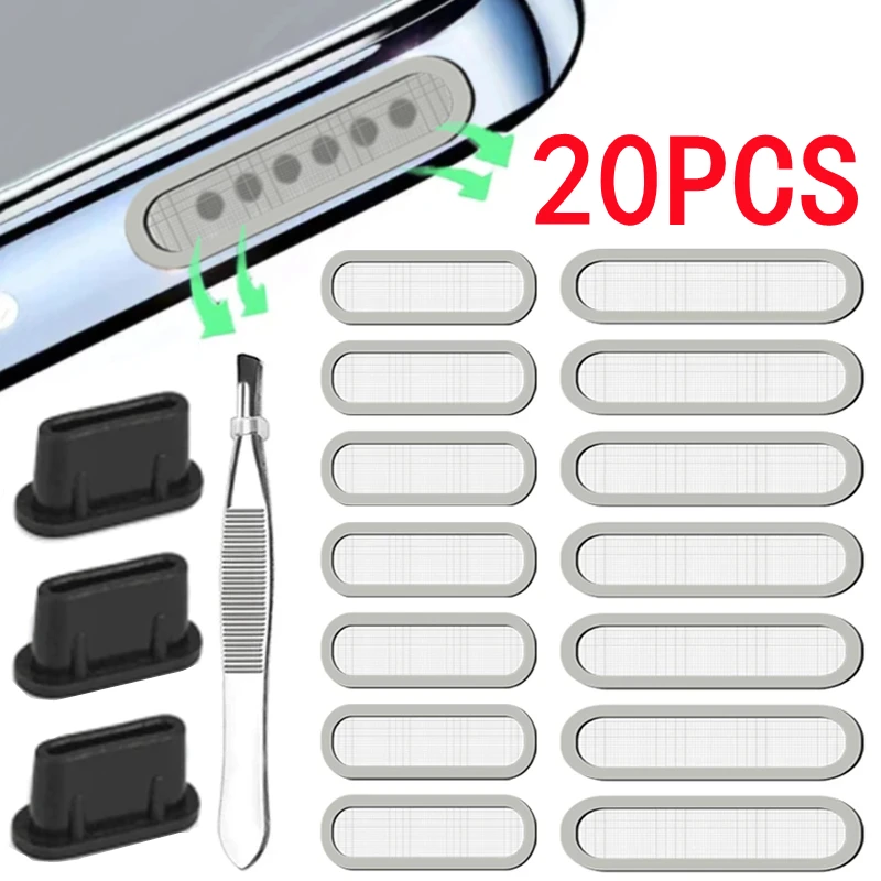 Universal Mobile Phone Speaker Dustproof Net Anti Dust Plug Proof ...