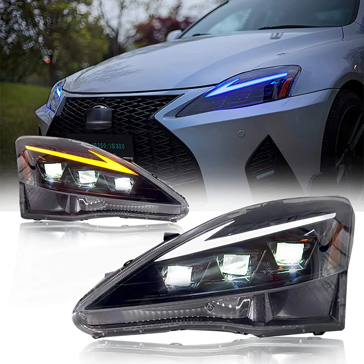 LED-Headlights-Assembly-for-LEXUS-IS250-IS350-ISF-2006-2012-Start-Up ...
