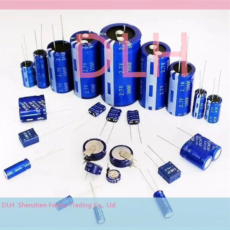 2PCS super capacitor farad capacitor 2.7V 2F 3.3F 4F 4.7F 5F 6F 7F 8F 10F 15F 20F 25F 30F 60F