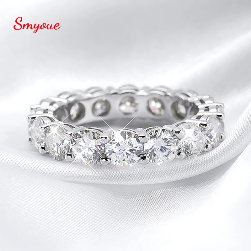 Smyoue-3-5mm-All-Moissanite-Engagement-Ring-for-Women-Wedding-Full-Enternity-Diamond-Band-100 ...